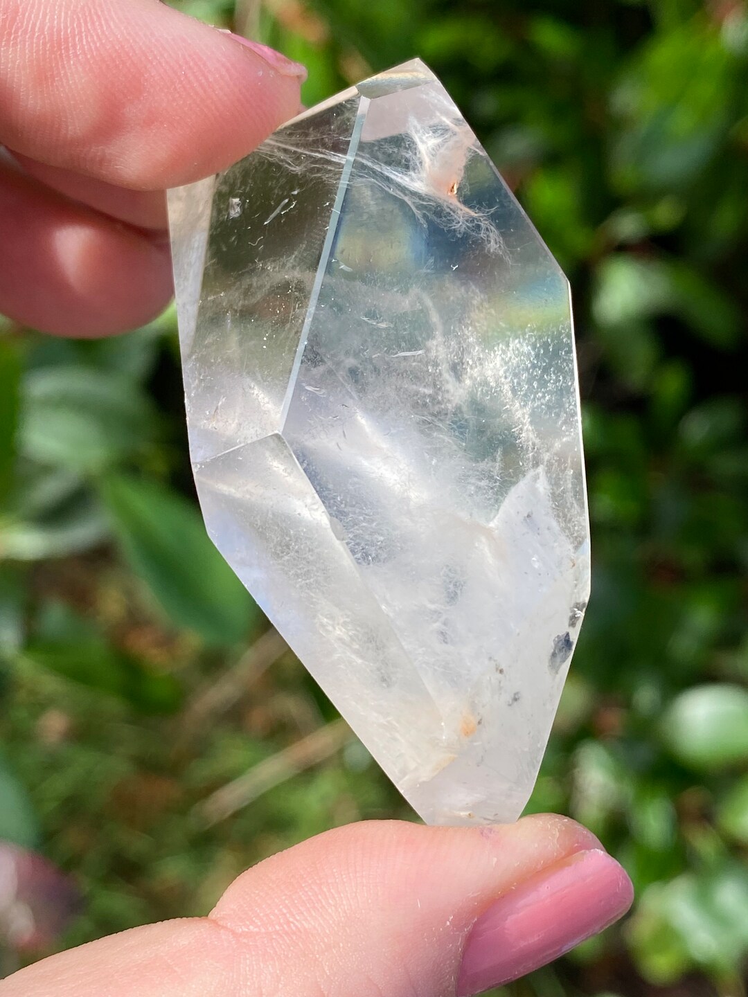 Rare Silver White Amphibole Angel Wings Silver Hair Quartz High Quality ...