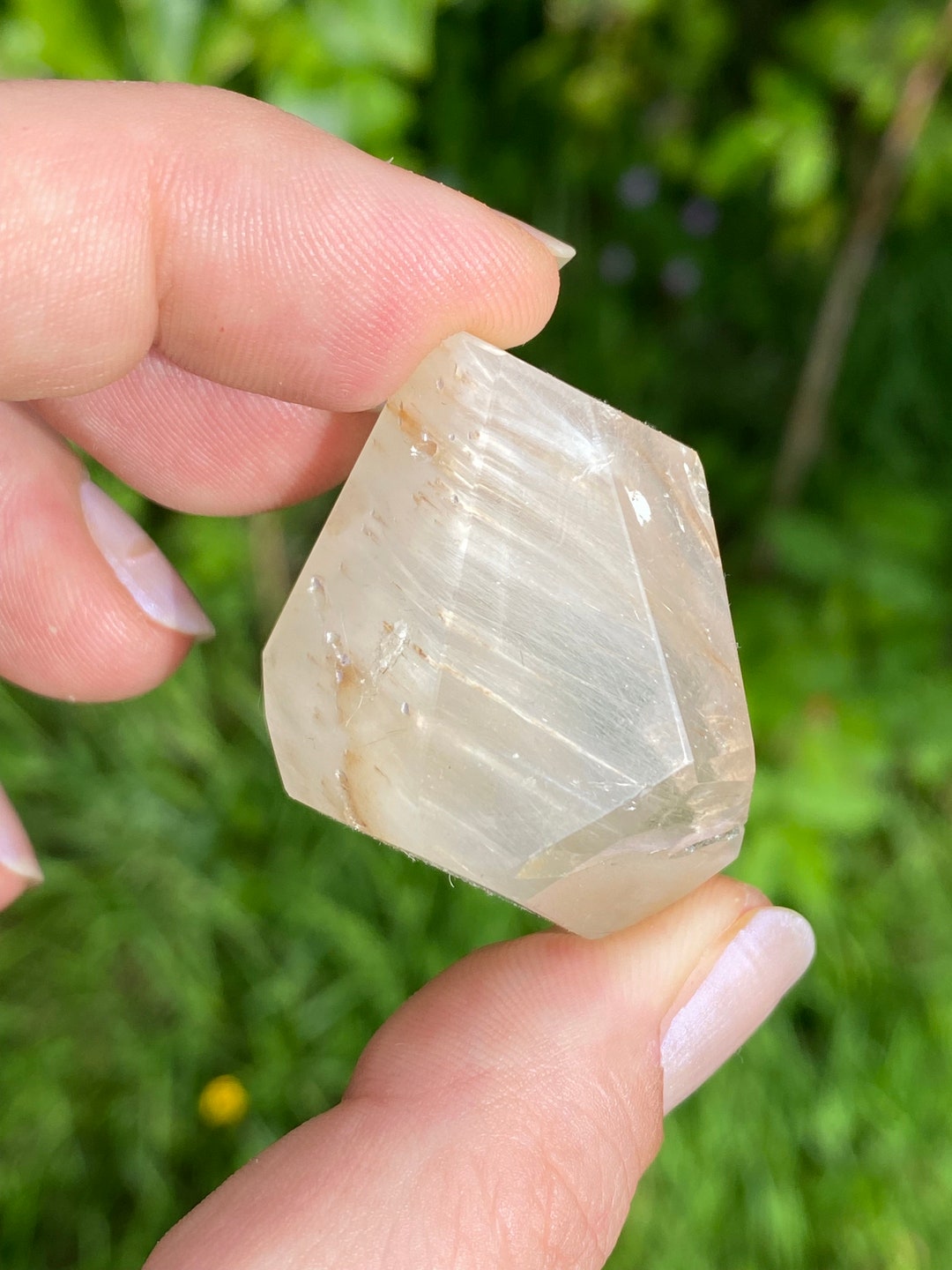 Rare Silver White Amphibole Angel Wings Quartz High Quality Polished ...