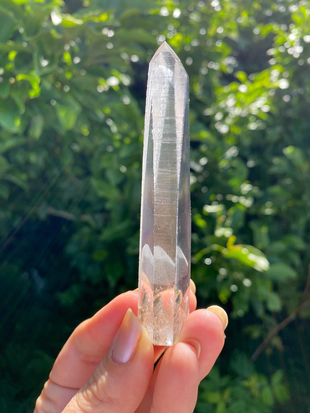 Real Phantom Lemurian Seed Quartz Crystal Semi Polished Tower From ...