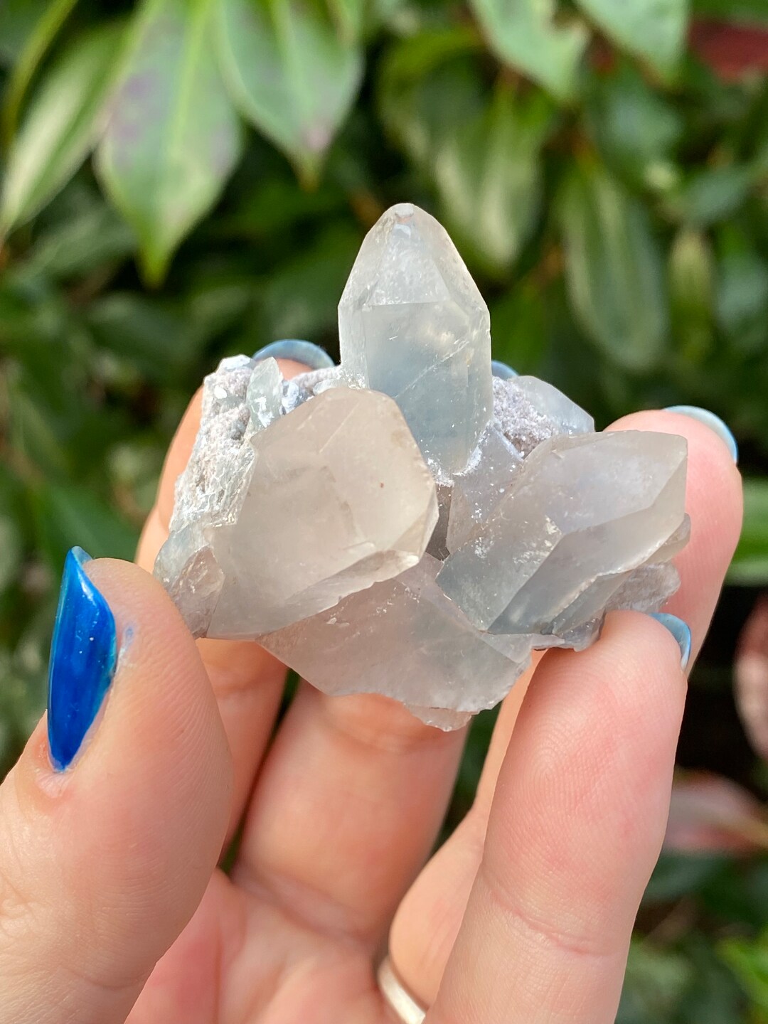 Rare Blue Tara Amphibole Riebeckite Tourmaline Quartz Cluster Healing ...