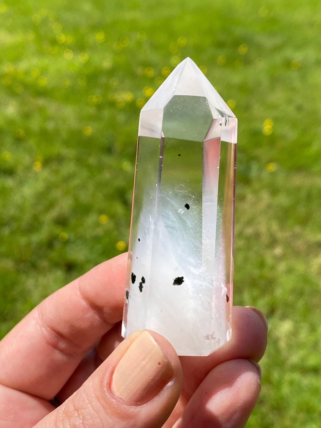 Rare White Amphibole Angel Wings Phantom Quartz High Quality Tower From ...