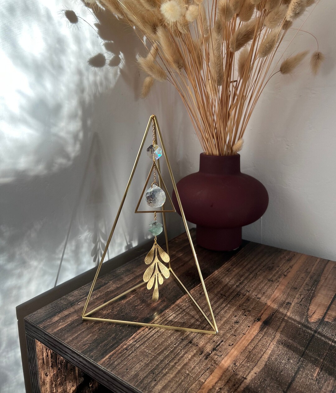 Cole Triangle Suncatcher Desk Decor, Prism, Rainbow Prism, Office Decor ...