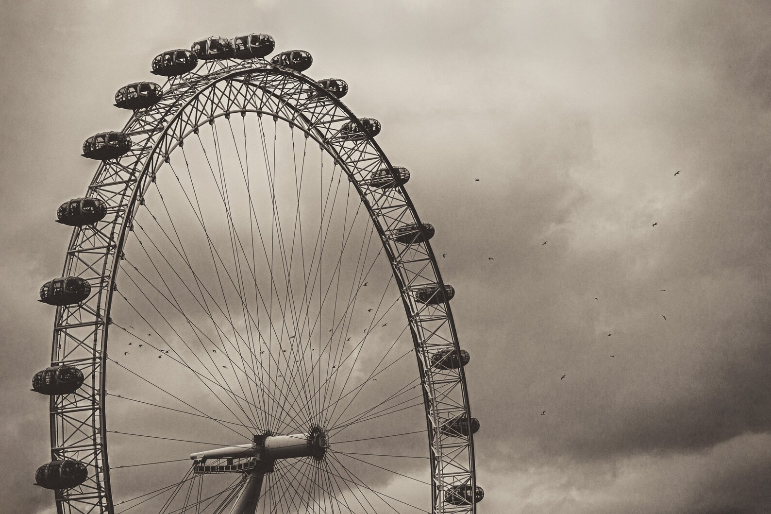 London Eye Poster, London Printable, Fine Art Photography, Digital ...