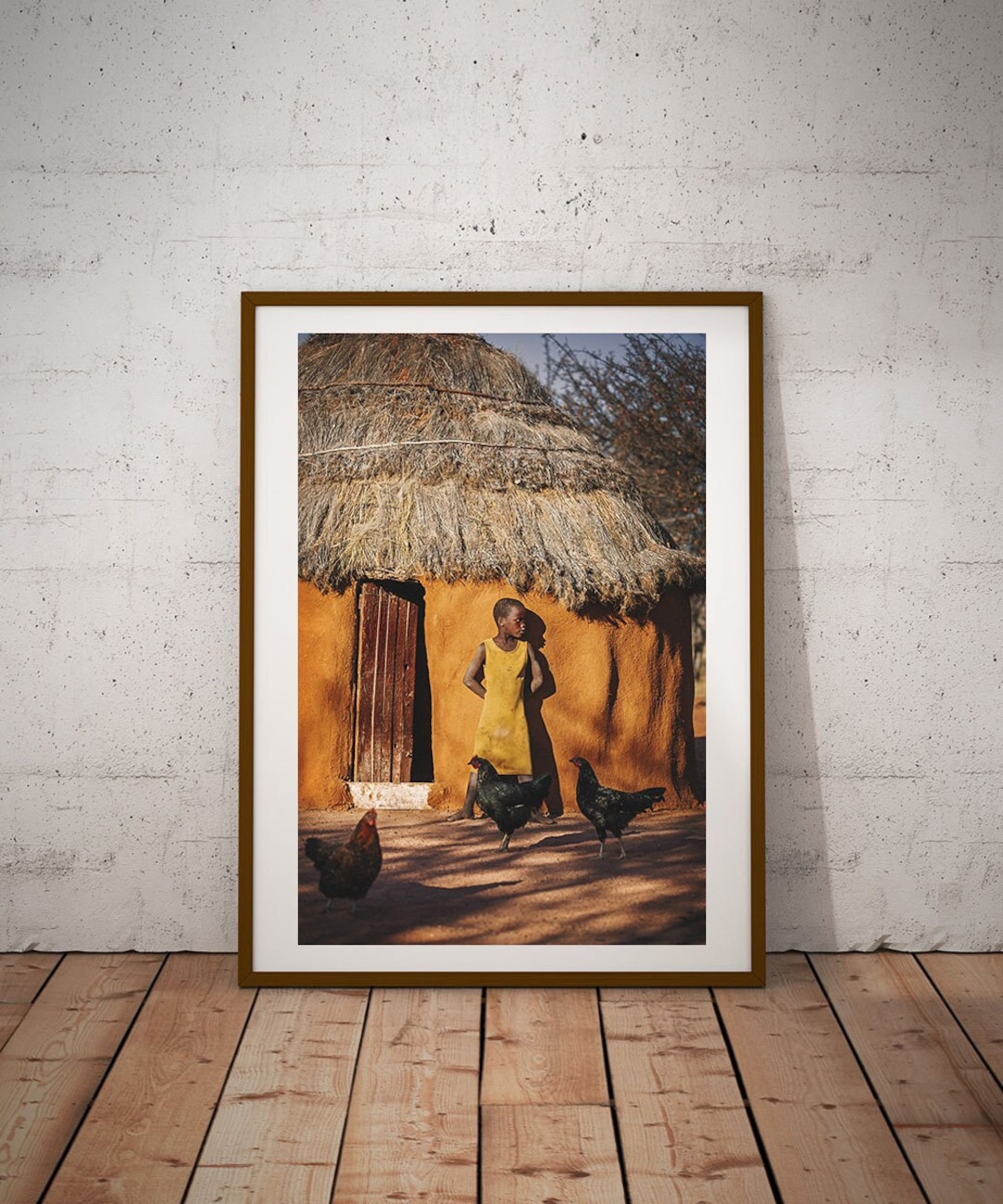 African Life Style Printable, Africa Tribal Art, Himba People Poster ...