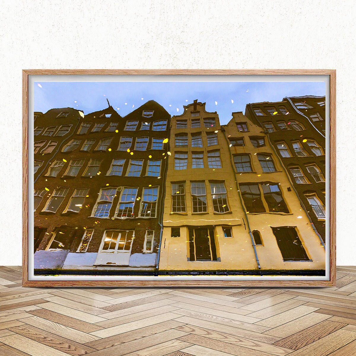 Amsterdam Printable, Reflections Wall Decor, Dutch Canal Wall Art ...