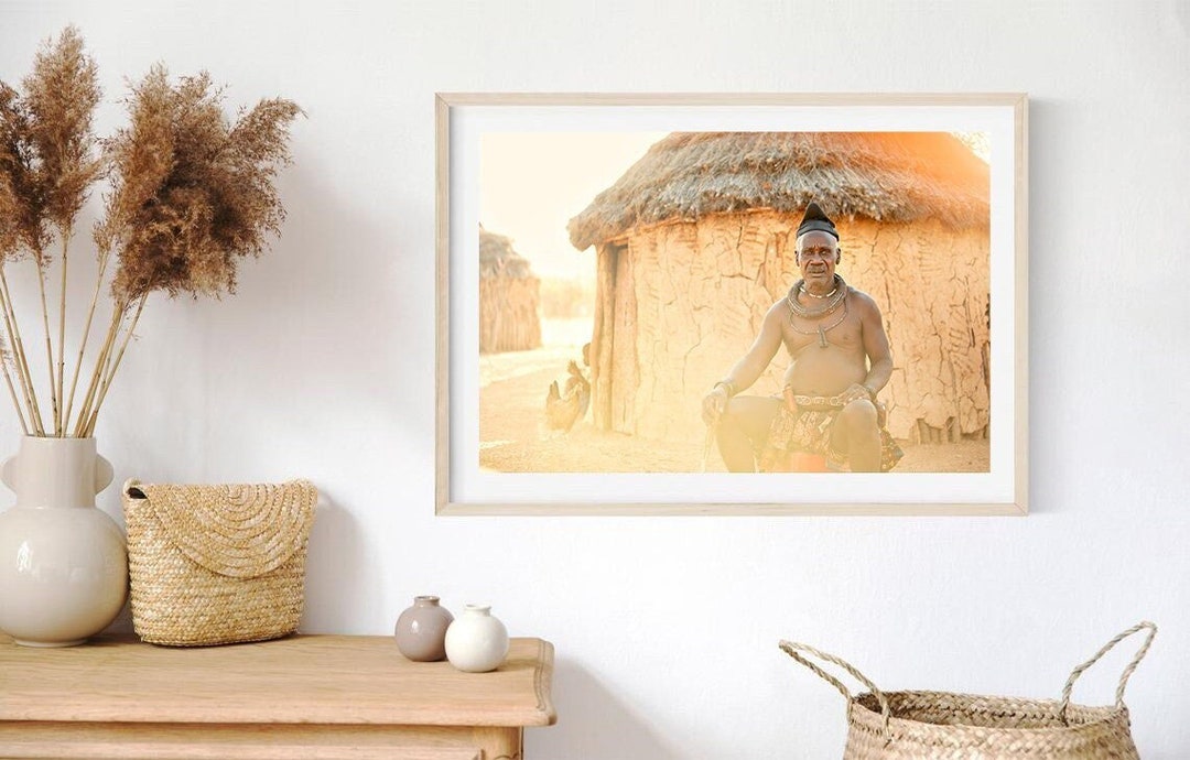 Himba Tribe Chief Fine Art Photography, African Tribal Portrait ...