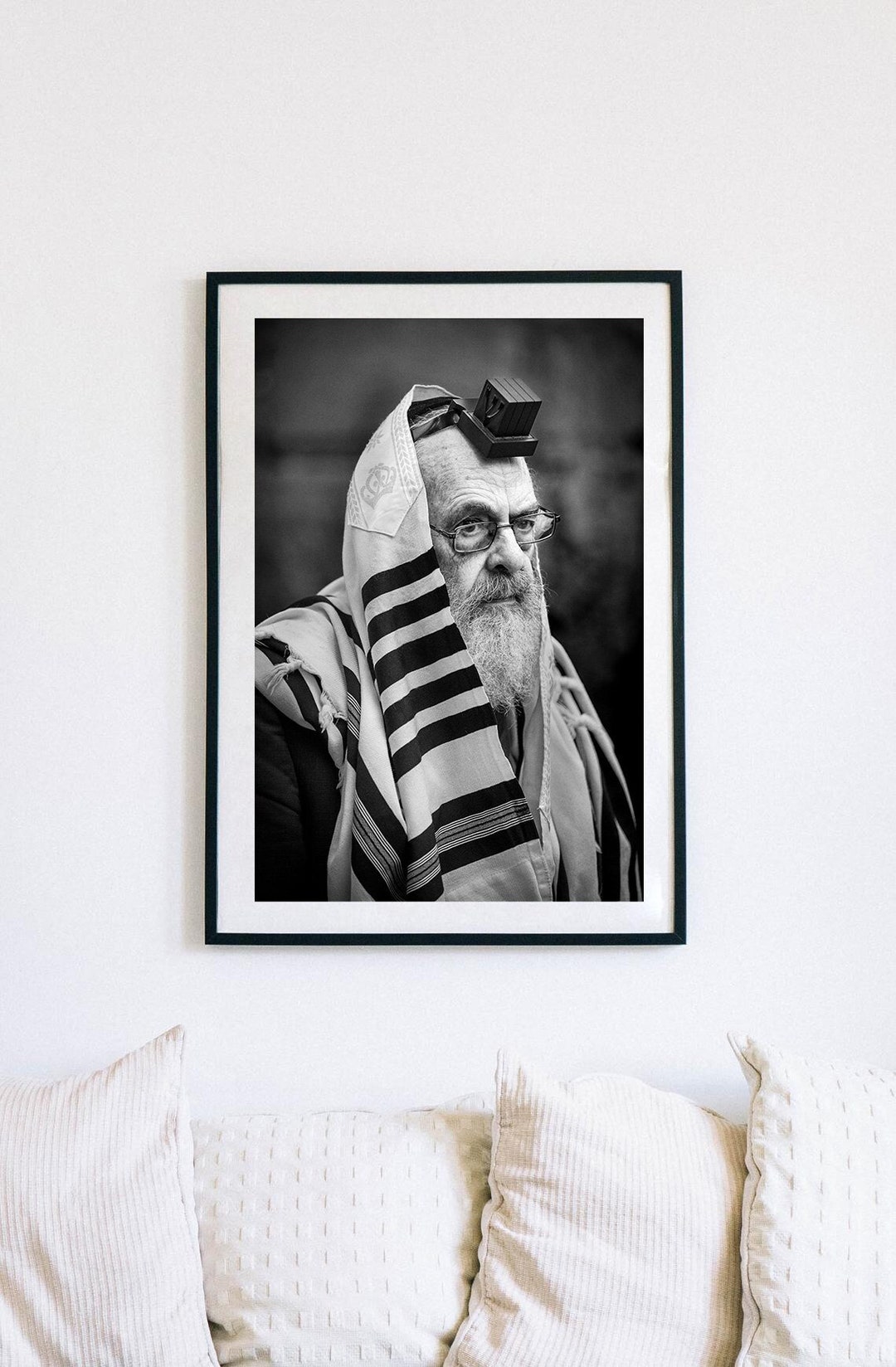 Jewish Rabbi Portrait, Wailing Wall, Jerusalem Israel (digital Download ...
