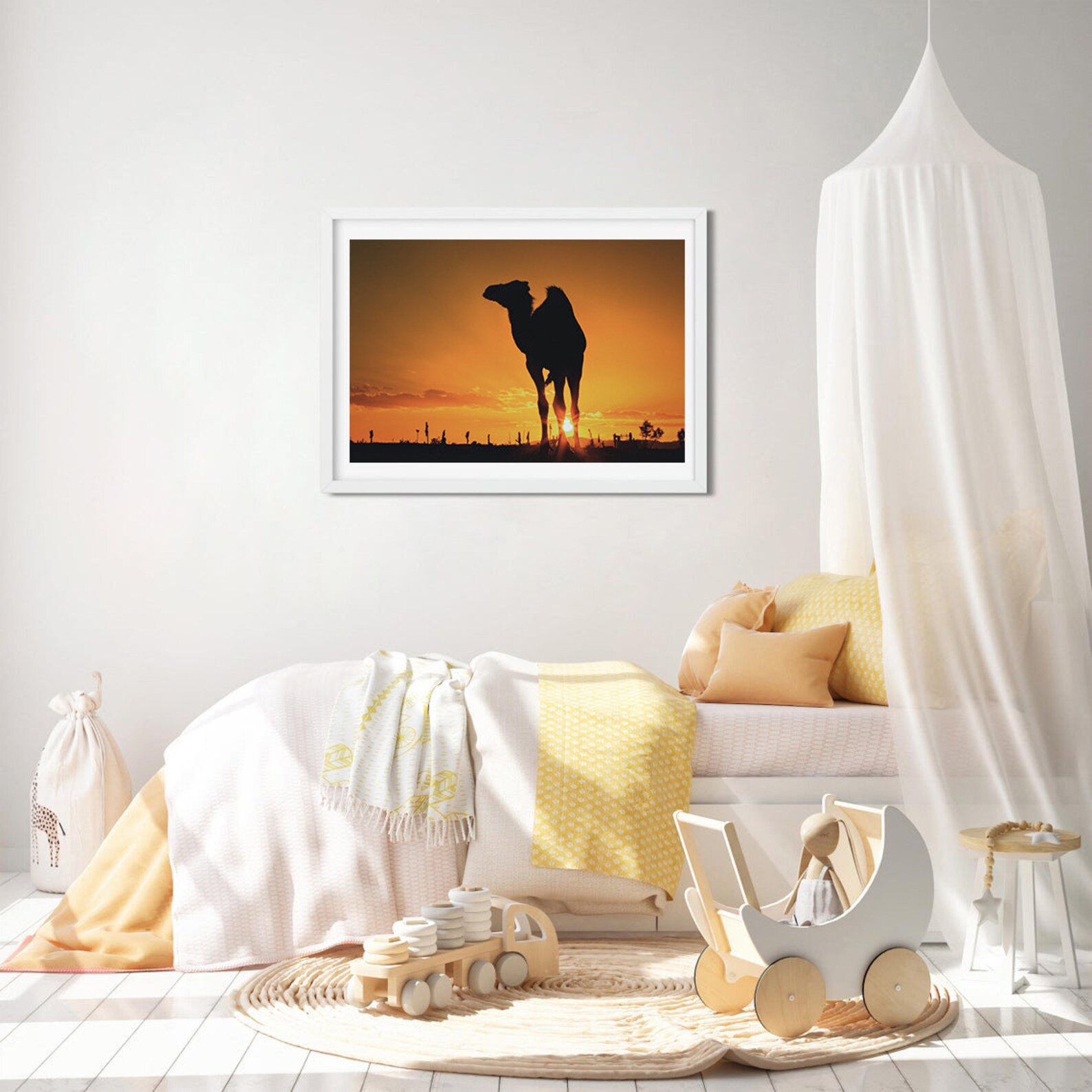 Camel Art Poster Sahara Desert Printable Africa Pastel - Etsy
