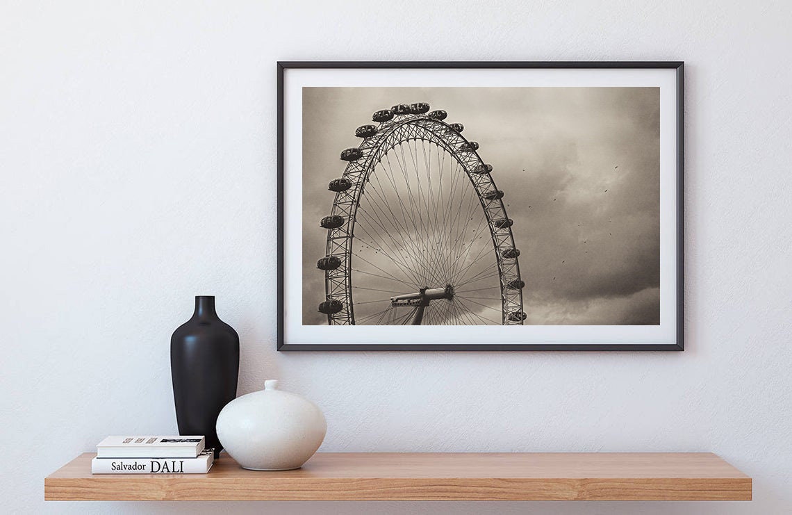 London Eye Poster London Printable Fine Art Photography - Etsy