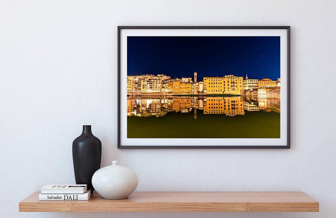 Florence Printable, Firenze Poster, Night Italy Wall Decor, Digital ...