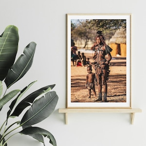 Himba, African Women Portrait, African Tribal Wall Art, Namibia Wall ...
