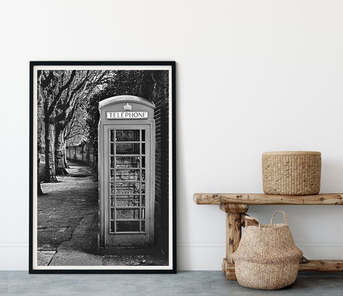 London Phone Booth Printable Instant Download England Wall - Etsy