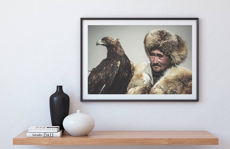 Eagle Hunter Printable Eagle Poster Mongolia Photography | Etsy