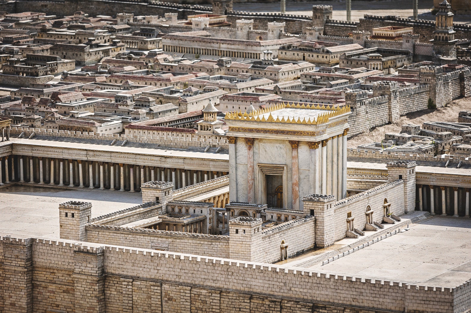 Holy Temple in Jerusalem, Second Temple Printable, Instant Download ...
