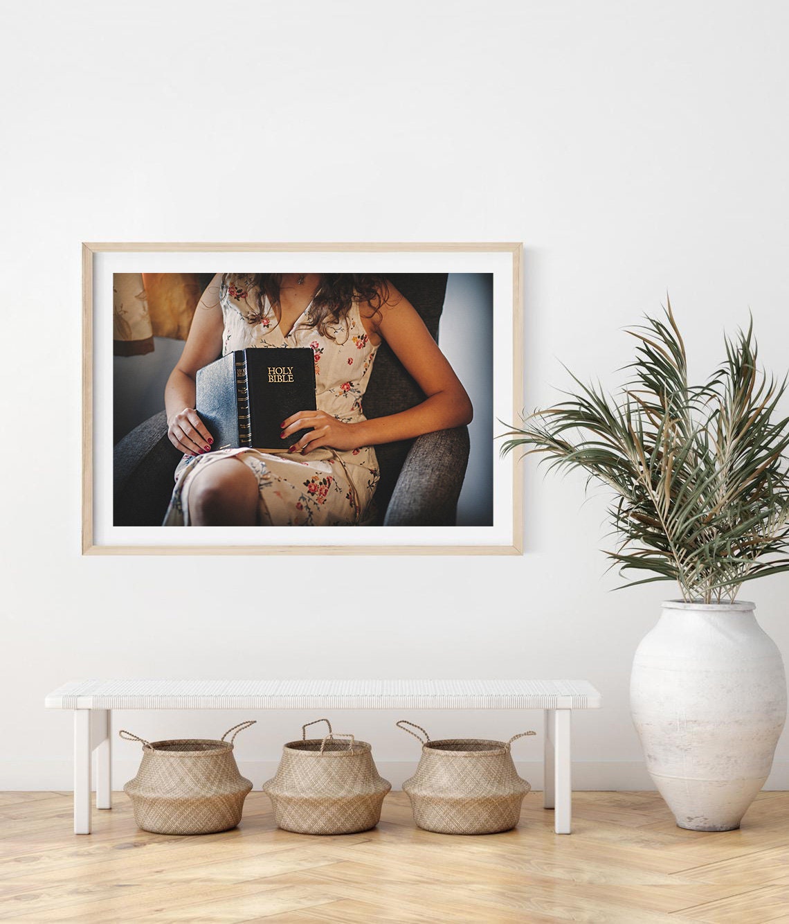 Holy Bible Printable, Christian Wall Art, Instant Download, Christian ...