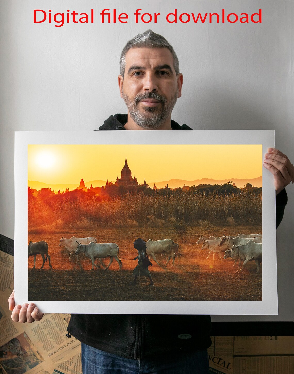 Myanmar Printable Instant Download Modern Wall Art Travel | Etsy