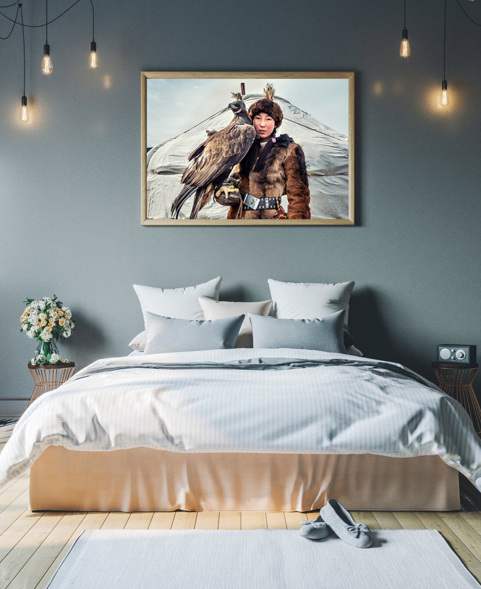 Eagle Hunter Printable Eagle Huntress Poster Mongolia | Etsy