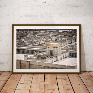 Holy Temple in Jerusalem, Second Temple Printable, Instant Download ...