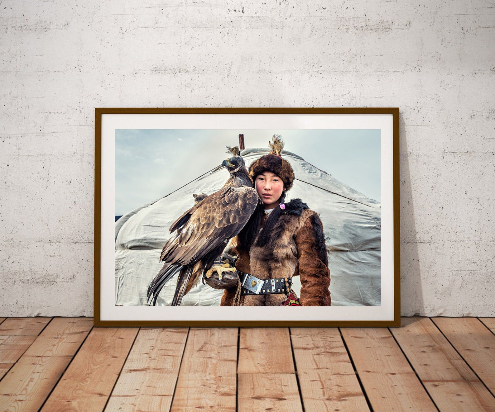 Eagle Hunter Printable, Eagle Huntress Poster, Mongolia Photography ...