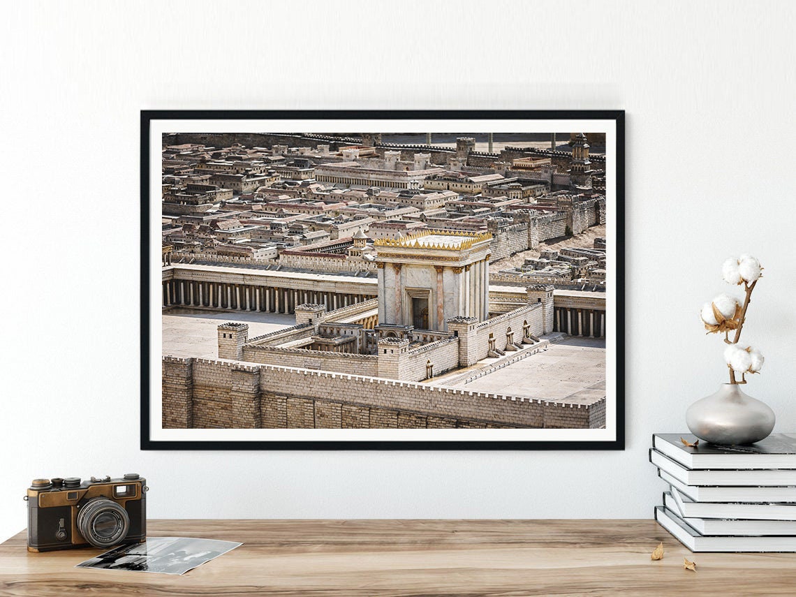 Holy Temple in Jerusalem, Second Temple Printable, Instant Download ...