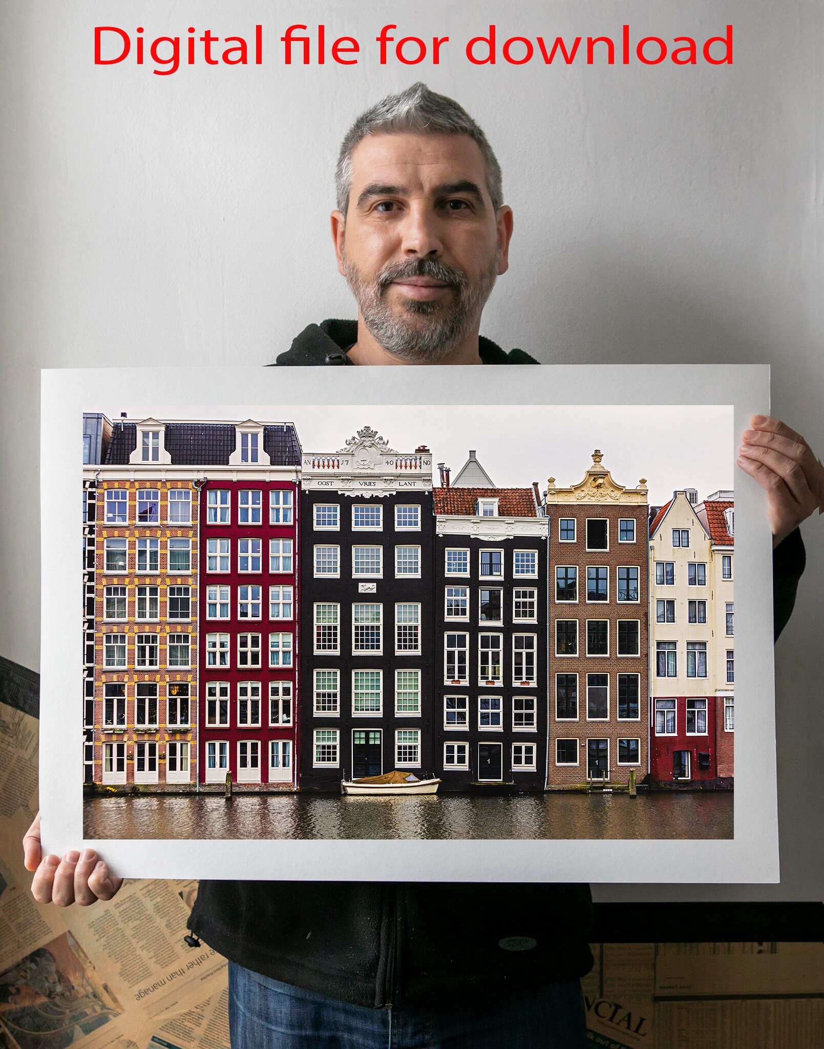 Amsterdam Printable Dutch Wall Art Instant Download Holland - Etsy