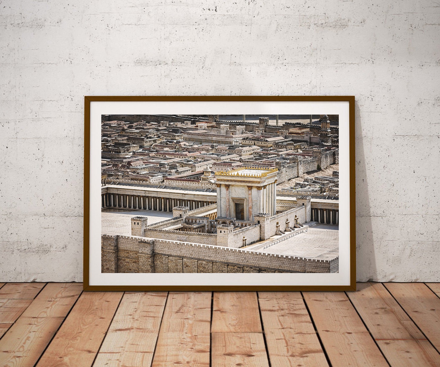 Holy Temple in Jerusalem, Second Temple Printable, Instant Download ...