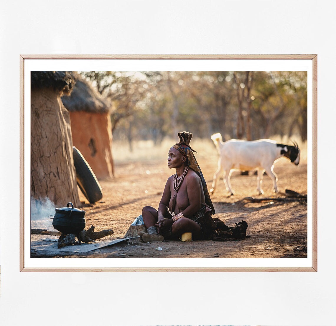 African Tribal Printable Himba People Poster Instant - Etsy