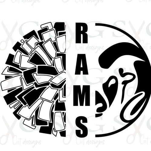 Rams Cheer SVG - Etsy