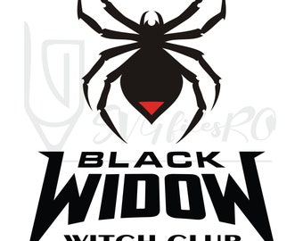 Widow Black Svg - Etsy