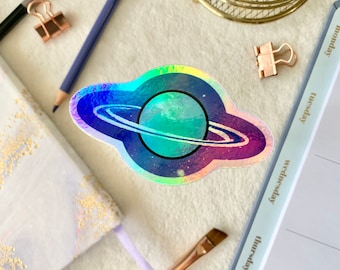 Saturn Planet Sticker - Etsy