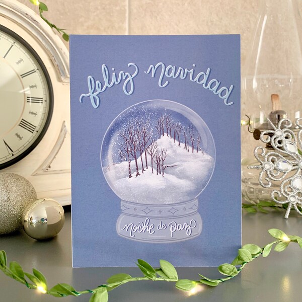 Spanish Holiday Card - Etsy