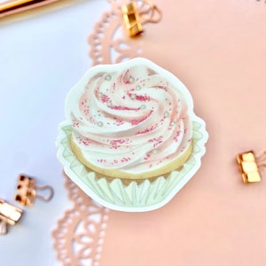 Cupcake Sticker, Sticker Set, Heart Sticker, Pink Cupcake, Valentine's ...