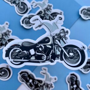 Chrome Motorcycle Sticker, Waterproof Vinyl Decal - Etsy