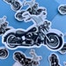 Chrome Motorcycle Sticker, Waterproof Vinyl Decal - Etsy