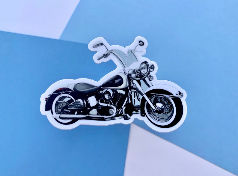 Chrome Motorcycle Sticker, Waterproof Vinyl Decal - Etsy