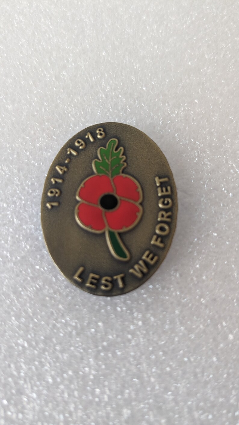 Poppy Pin for Remembrance Sunday 2023 and Beyond. - Etsy