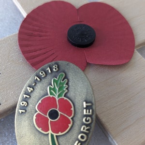 Poppy Pin for Remembrance Sunday 2023 and Beyond. - Etsy