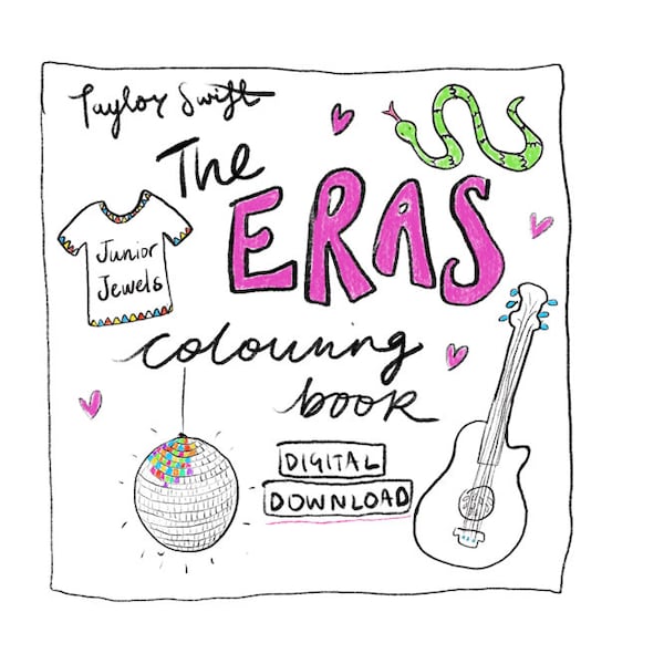 Eras Tour Activity Book - Etsy