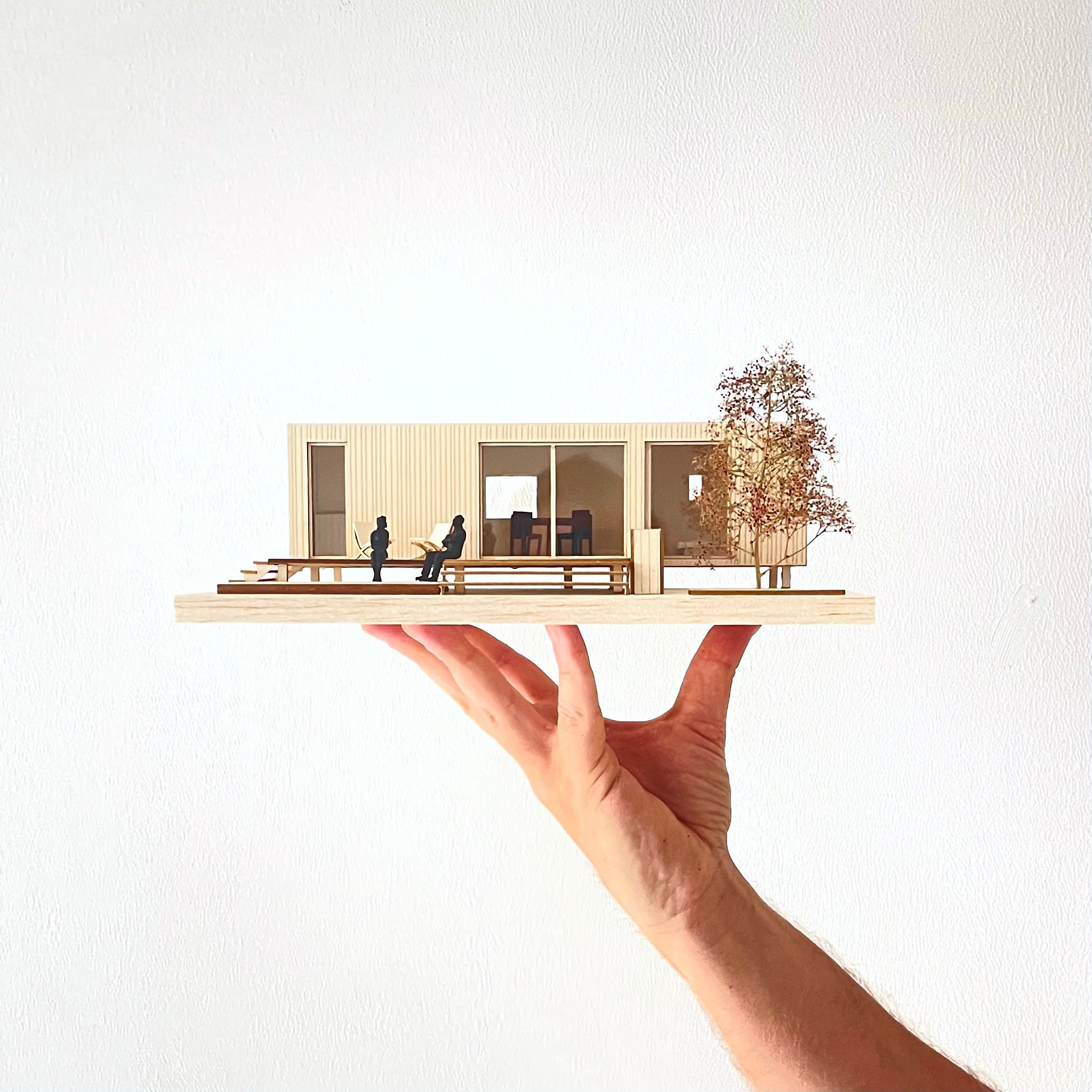 Architecture Model Tiny House Scale 1/50 Architectural Models - Etsy UK