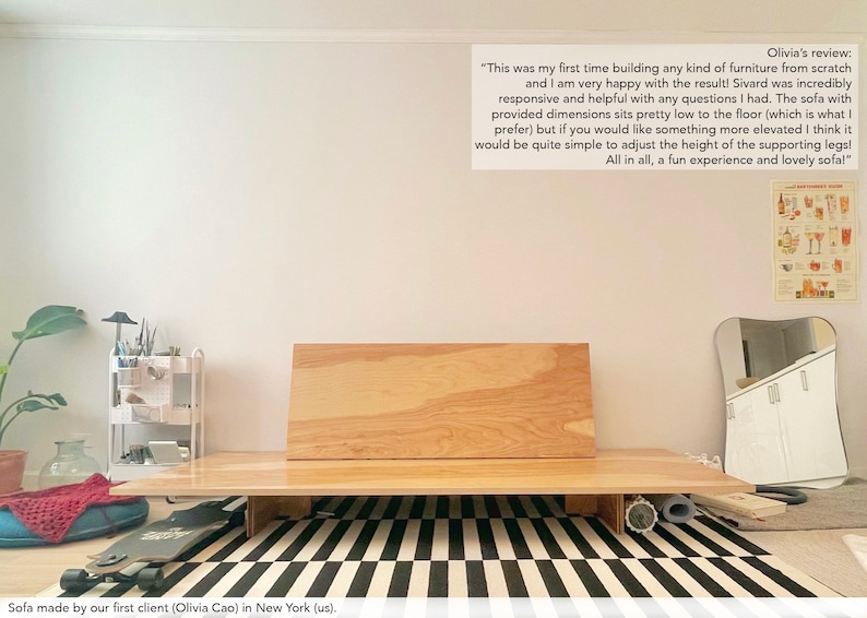 Modern and minimalist design sofa for diy - Video Tutorial Included ...