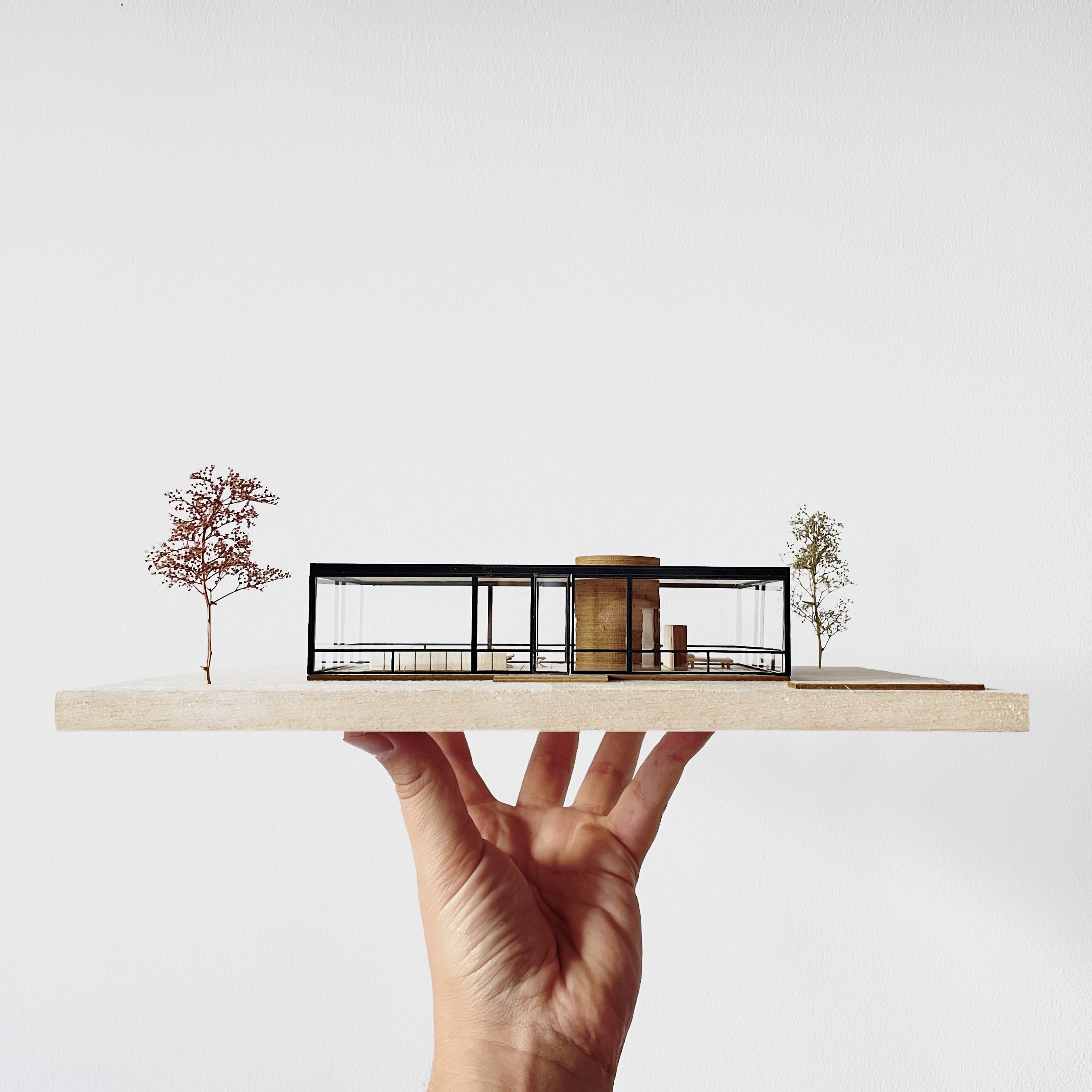 Architecture Model - Philip Johnson's Glass House - 1/100 Scale - Etsy UK