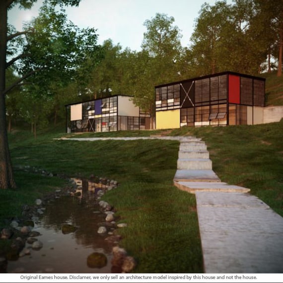 Eames House Plan Dimensions