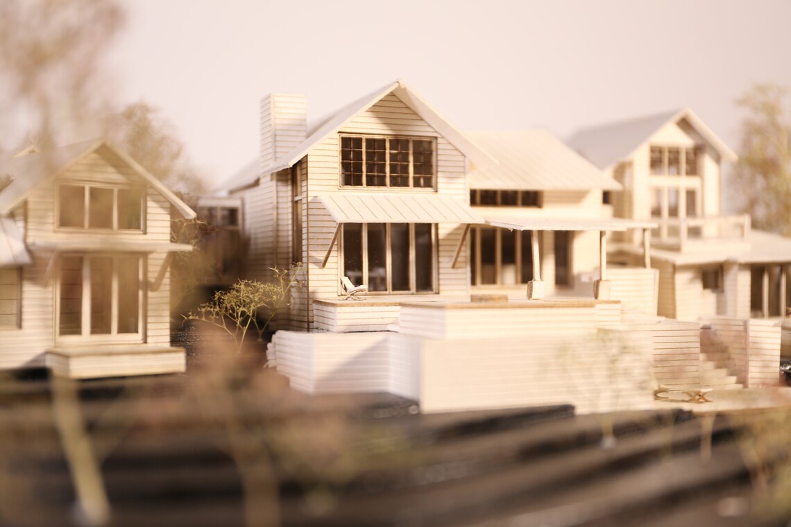 Architectural Model Custom 1/100 Scale Personalized Wooden Miniature of ...