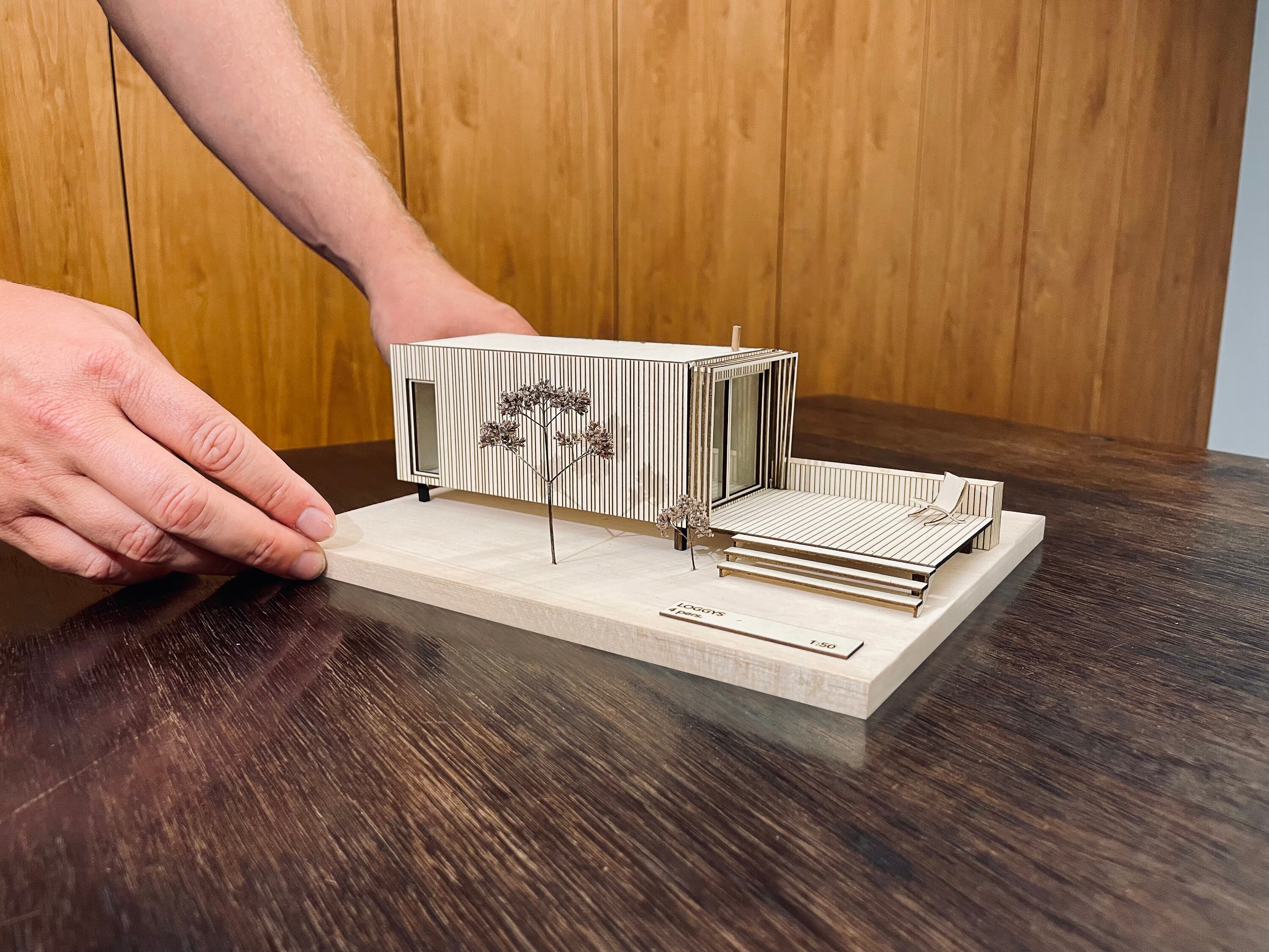 Tiny House Architectural Model Scale 1/50 - Etsy