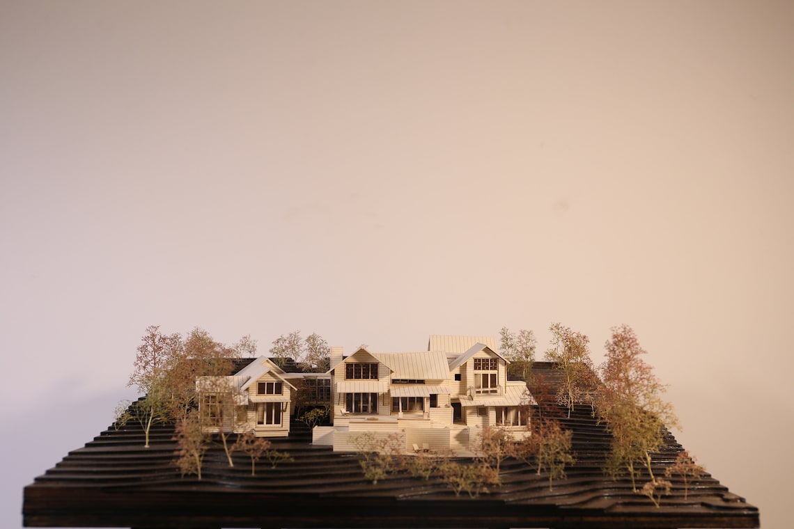 Architectural Model Custom 1/100 Scale Personalized Wooden Miniature of ...