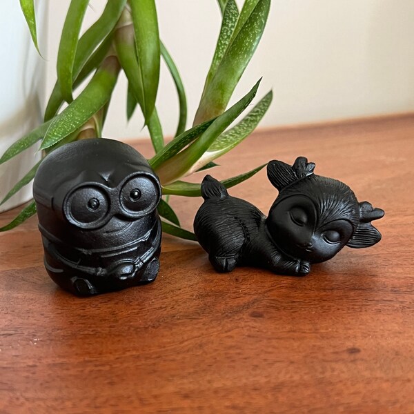 Minion Crystal Carvings - Etsy