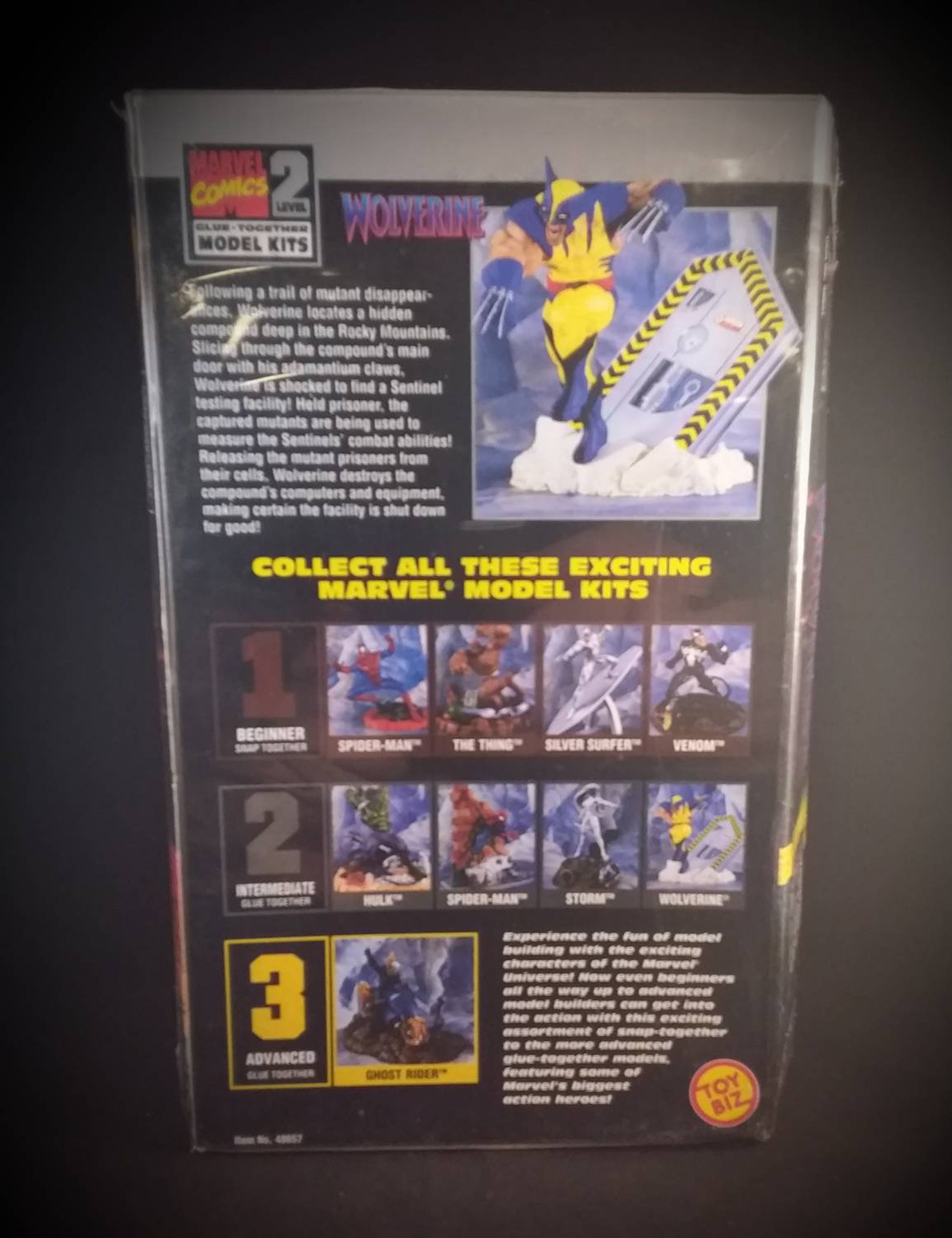 1996 Marvel Comics Wolverine Model Kit Level 2 MISB by Toybiz - Etsy