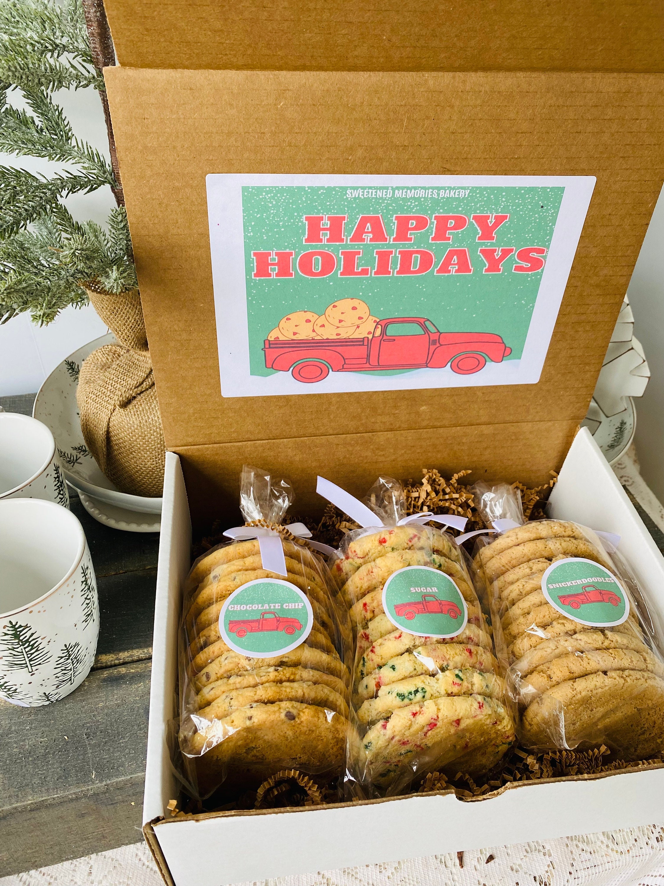 Holiday Cookie Set 10 Box Count - Etsy