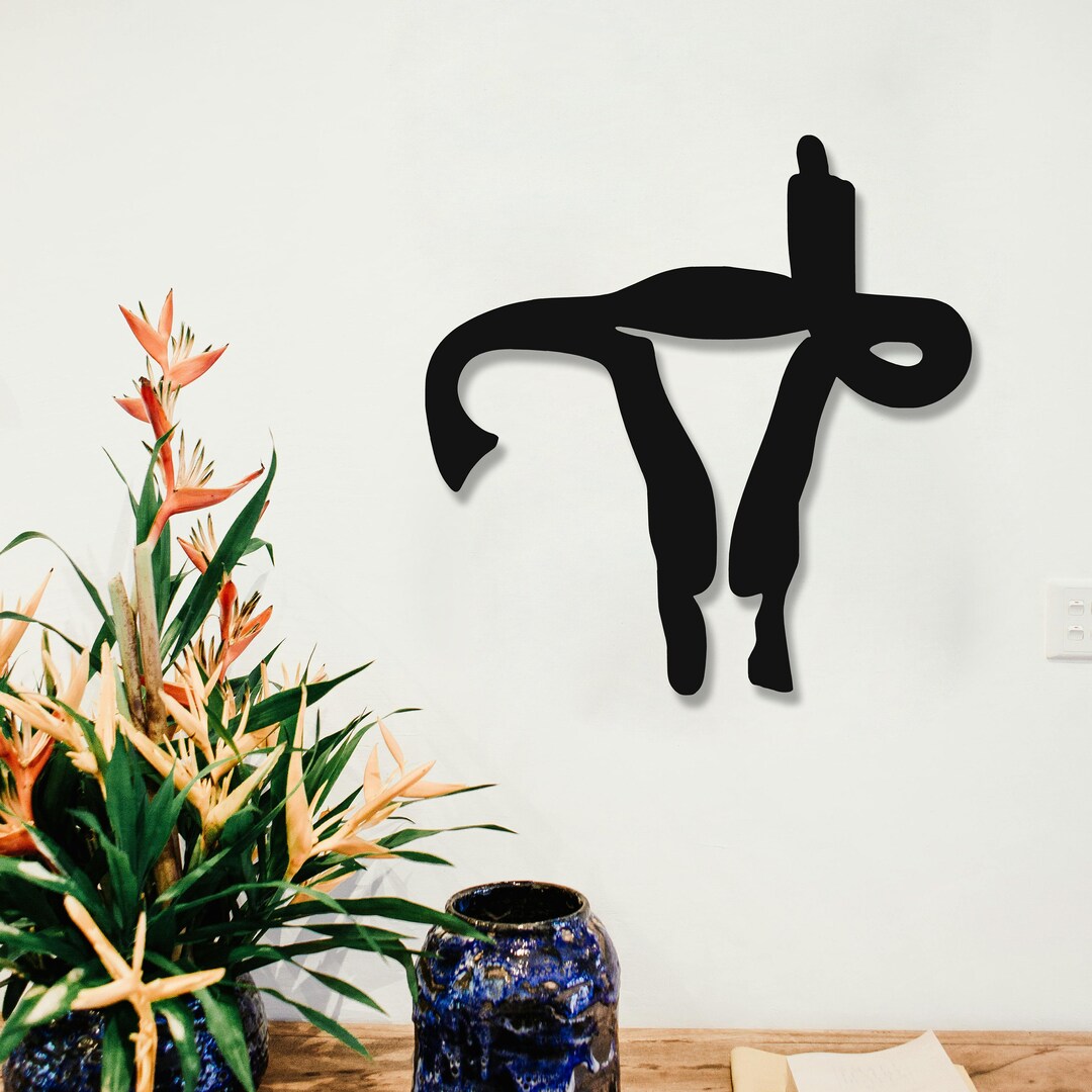 Abstract Uterus Metal Wall Art, Feminist Home Decor - Etsy