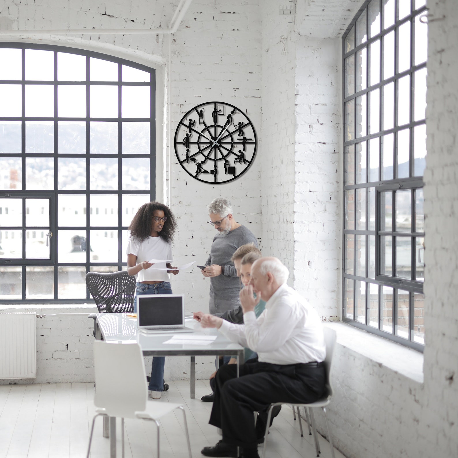 Metal Wall Clock for Engineers, Engineer Workstation Decor, Engineer ...